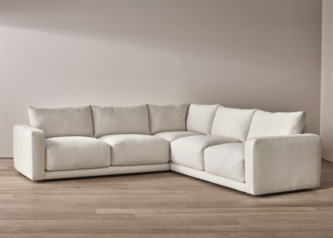 Little Softie Corner Sofa | Small Footprint Modern Corner Sofa | Loaf