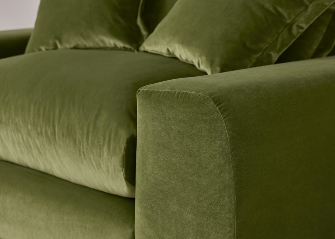 Wodge Love Seat | Modern Extra Deep Modular Love Seat | Loaf