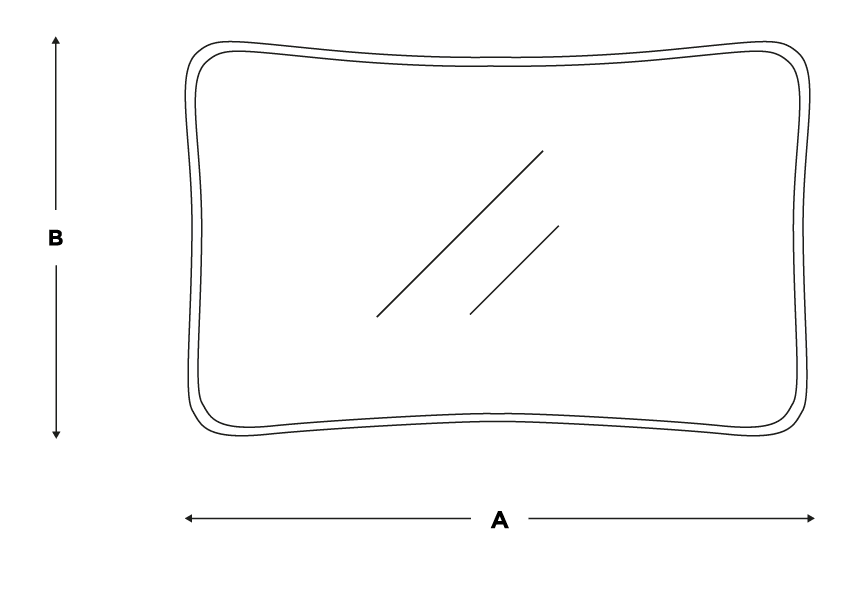 Medium Florin Mirror | Curved Wall Mirror | Loaf