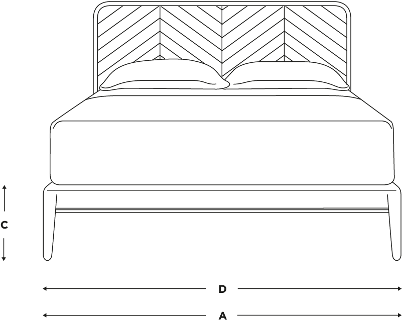 Flapper Bed | Parquet Wood Bed | Loaf