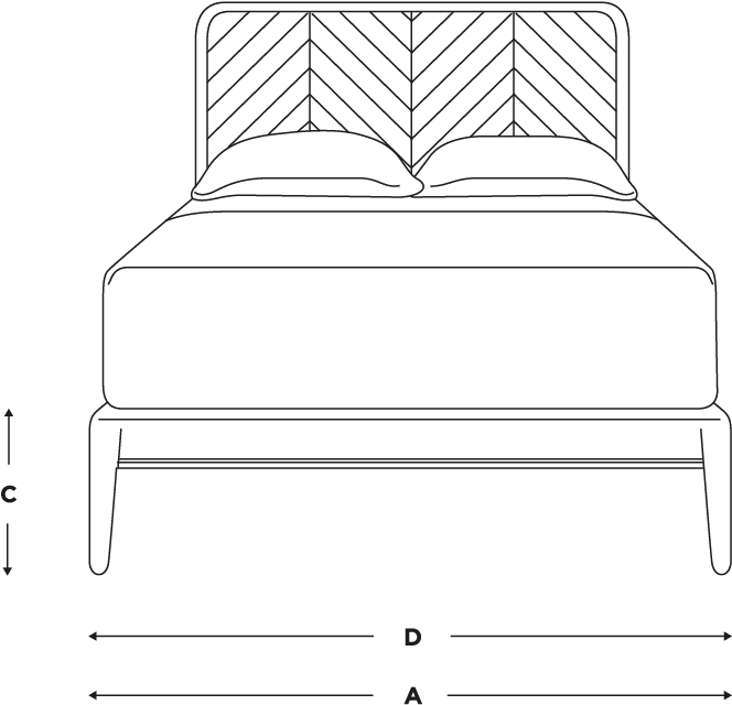 Flapper Bed | Parquet Wood Bed | Loaf