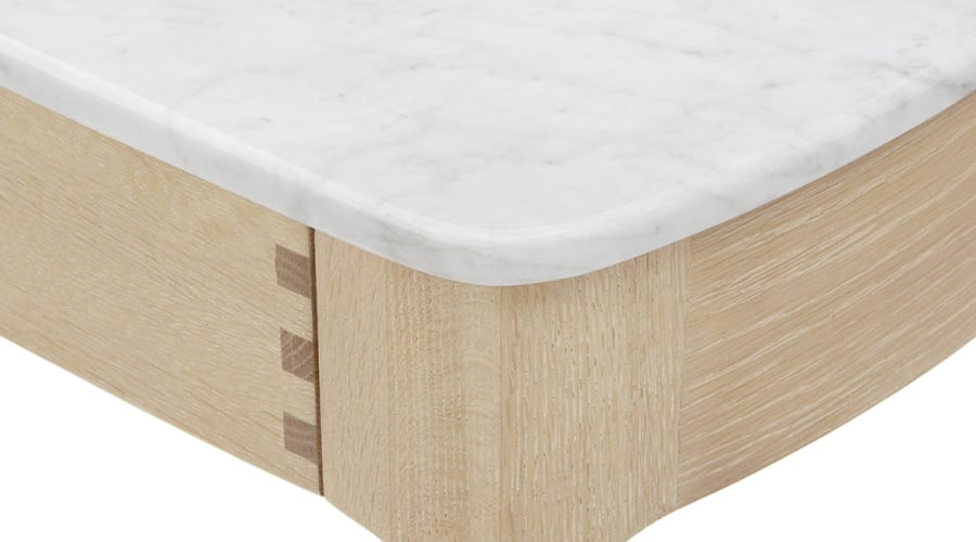 Marmo Desk | Marble and Wooden Desk | Loaf