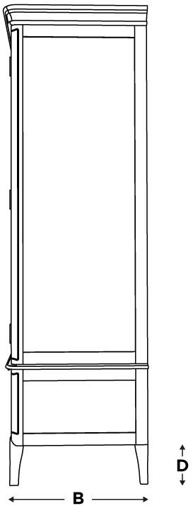 Margot Wardrobe | Oak and Rattan Wardrobe | Loaf