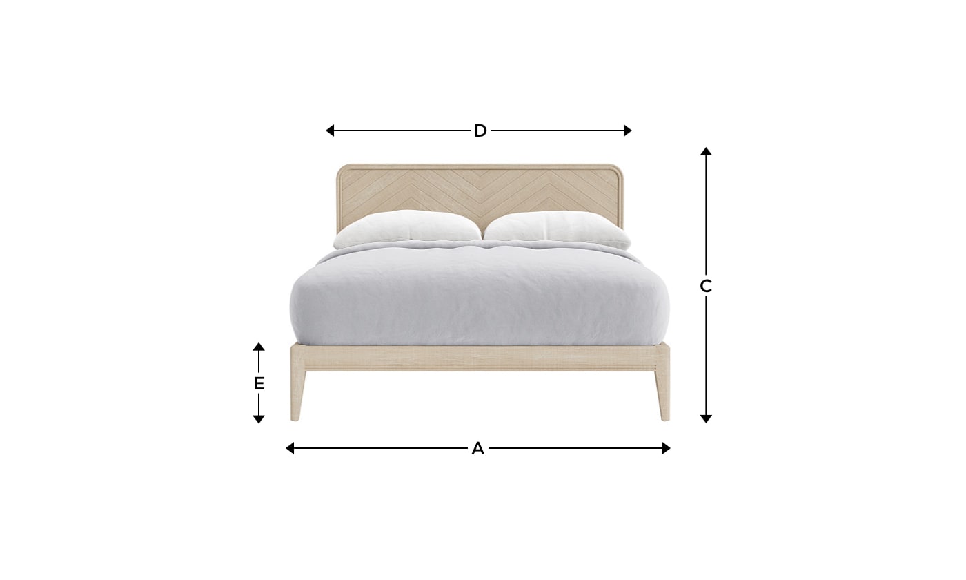 Flapper Bed | Parquet Wood Bed | Loaf