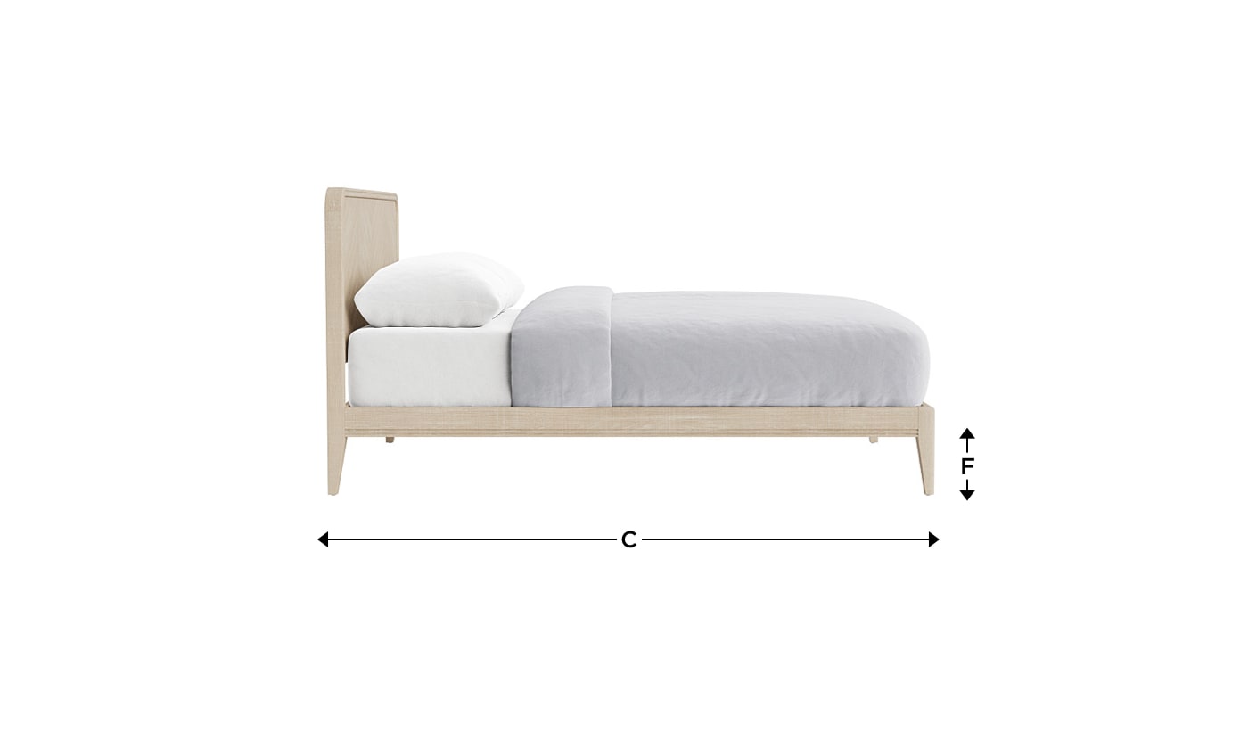 Flapper Bed | Parquet Wood Bed | Loaf