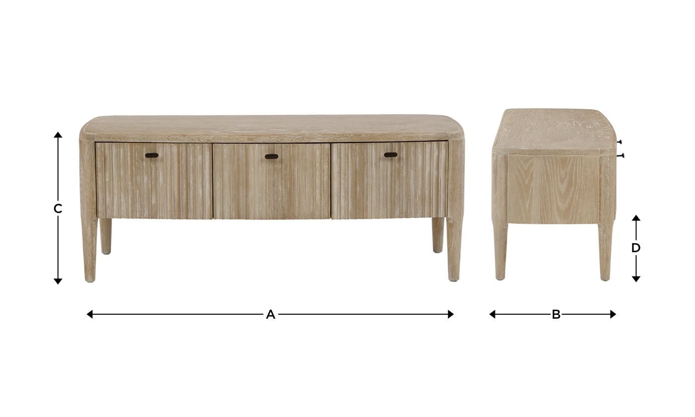 Heyday Media Unit | Wooden TV Stand | Loaf