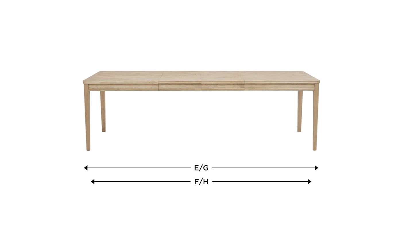 Jigsaw Kitchen Table | Extendable Parquet Dining Table | Loaf