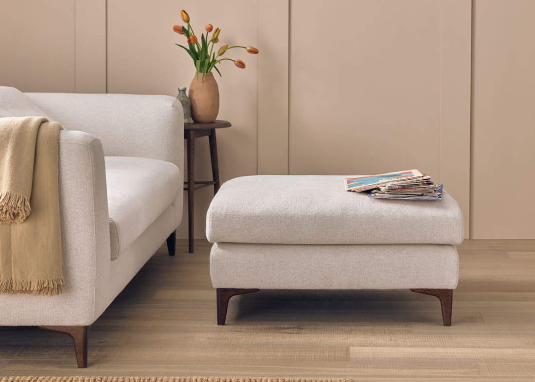 La Dolce Seater Footstool | Upholstered Footstool | Loaf