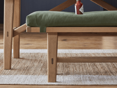 Budge Bench | Oak Dining Bench | Loaf