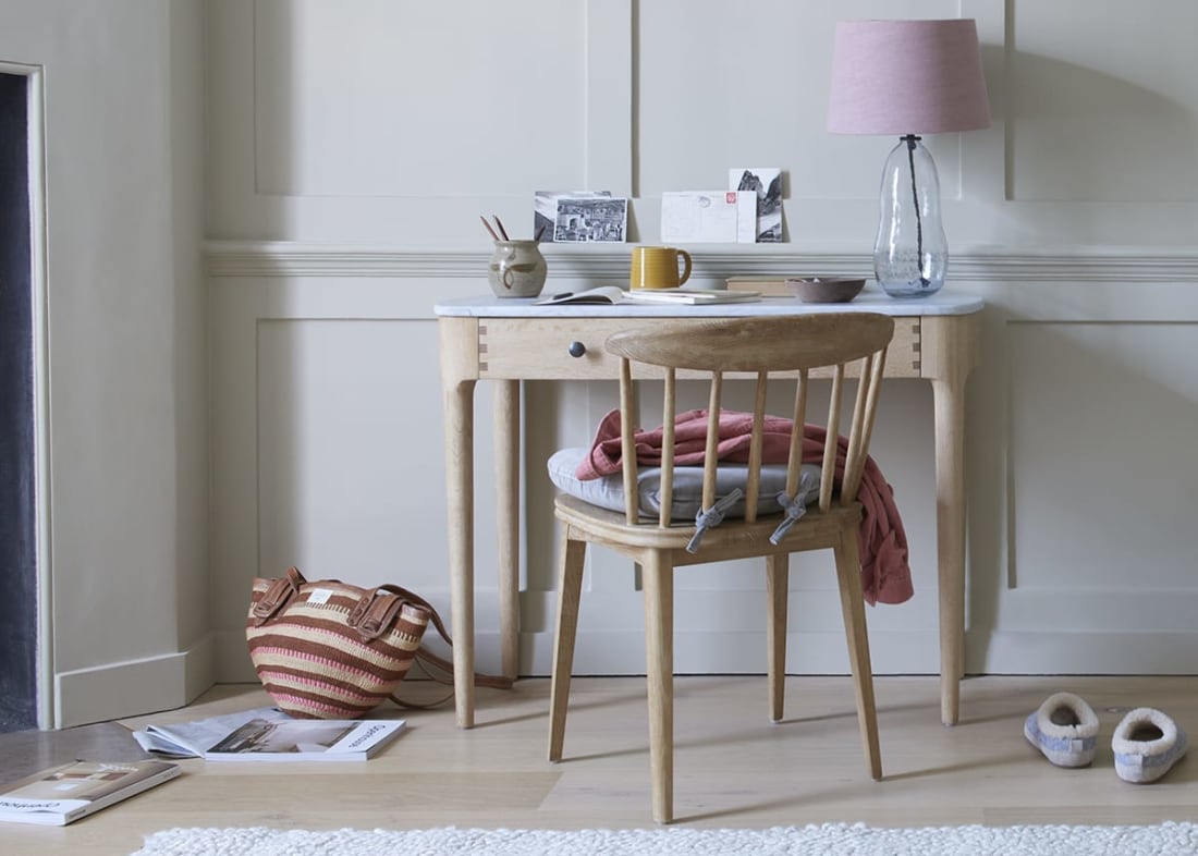 Marmo Desk Marble and Wooden Desk Loaf