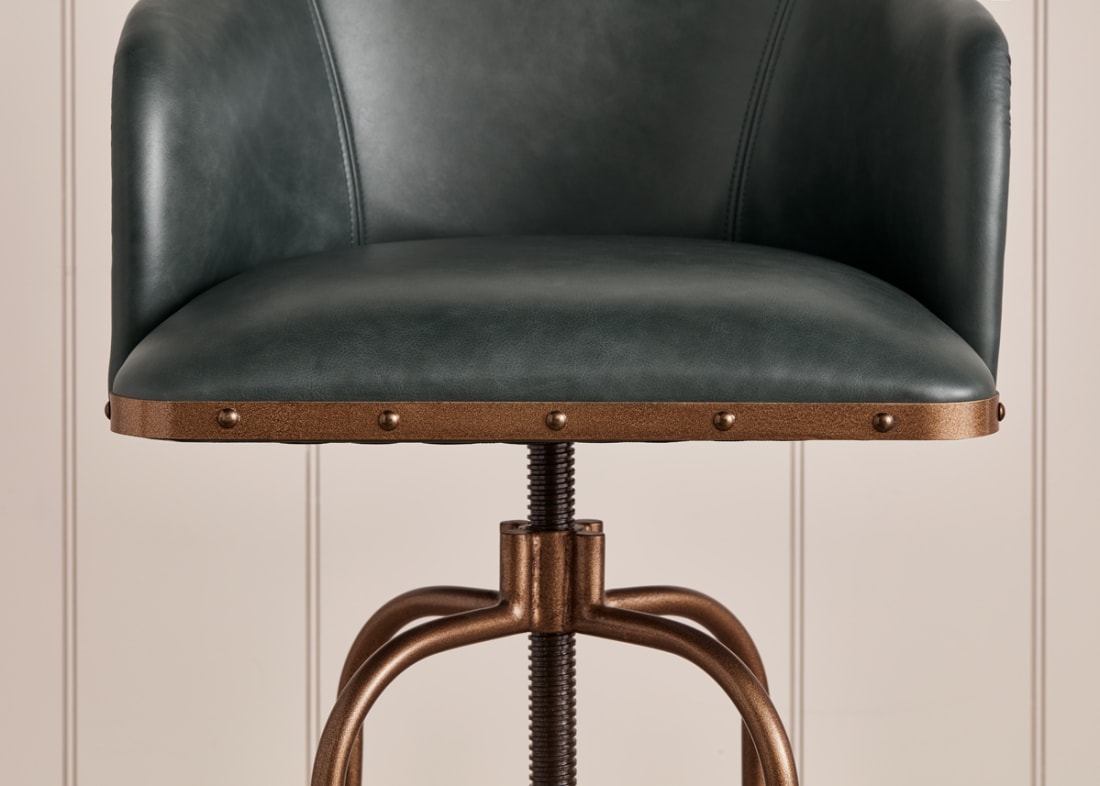 Milk Kitchen Stool | Upholstered Breakfast Bar Stool | Loaf