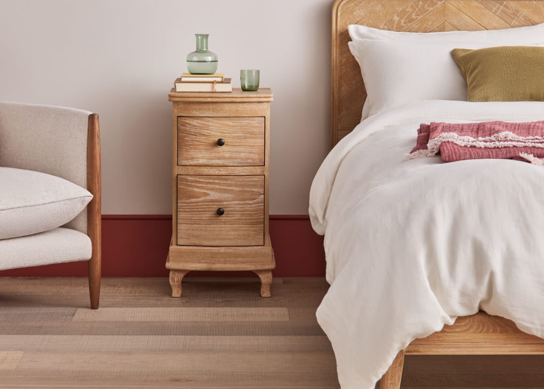 Bastille Side Table | Whitewashed Oak Side Table | Loaf