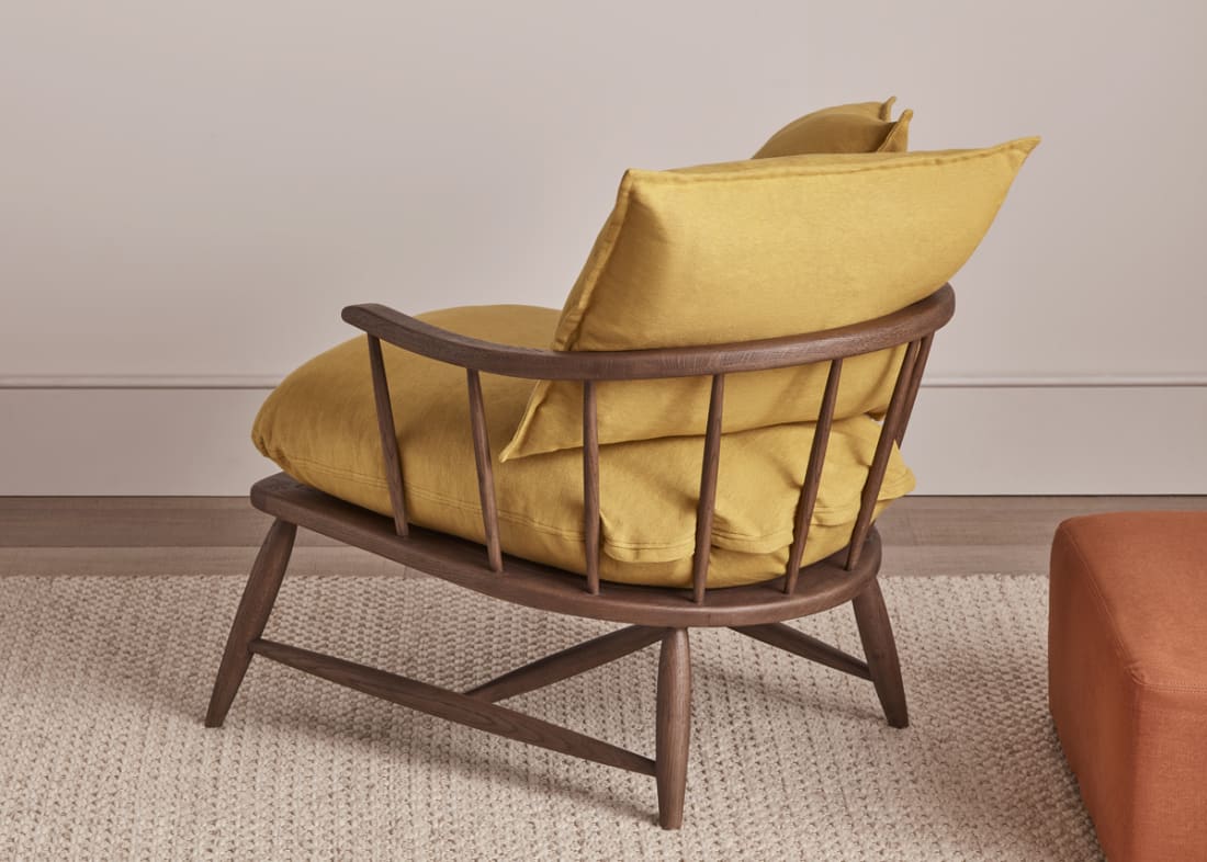 Nestins Accent Chair | Spindle Oak Occasional Chair | Loaf
