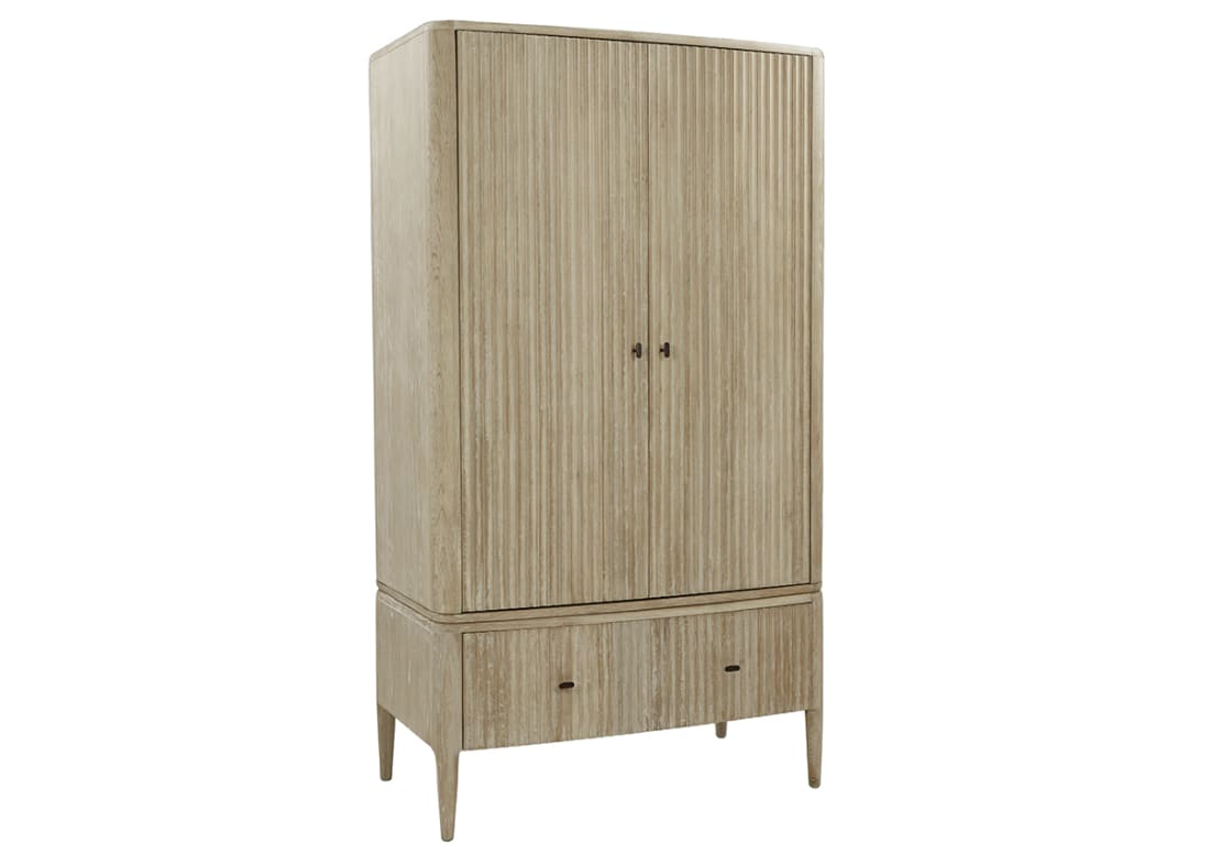 Heyday Wardrobe in Whitewashed Oak | Wooden Wardrobe | Loaf