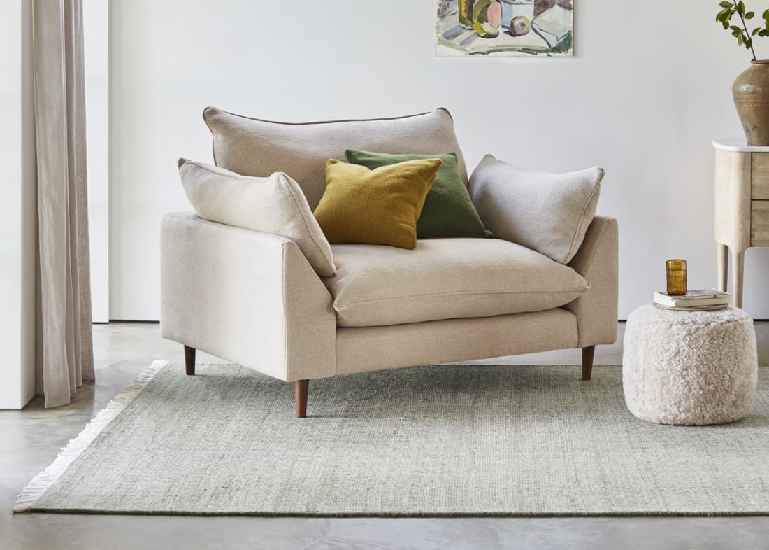 Flecky Wool Rug | Hand-woven Wool Rug | Loaf