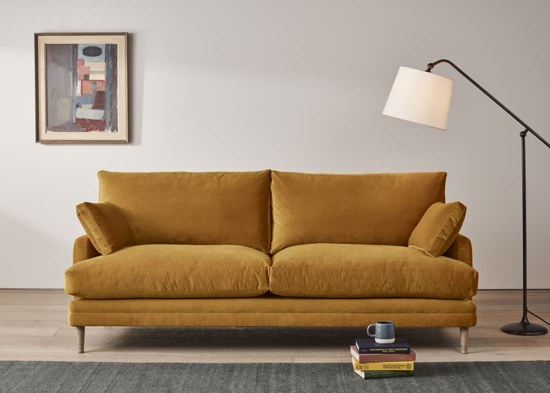 Squisharoo Comfy Sofa | Low Arm Colourful Sofa | Loaf