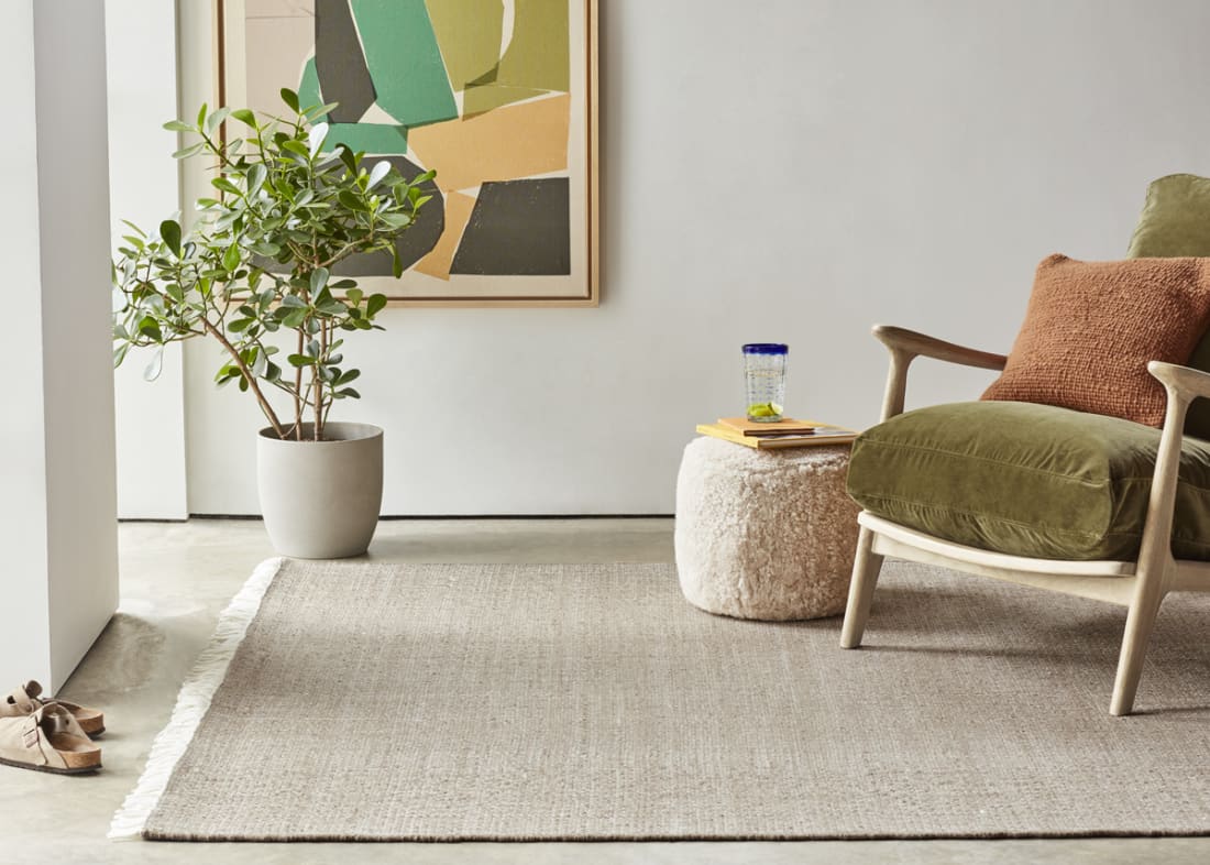 Flecky Wool Rug | Hand-woven Wool Rug | Loaf